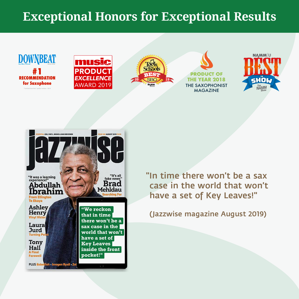 Key Leaves for Saxophone - Sax Key Props