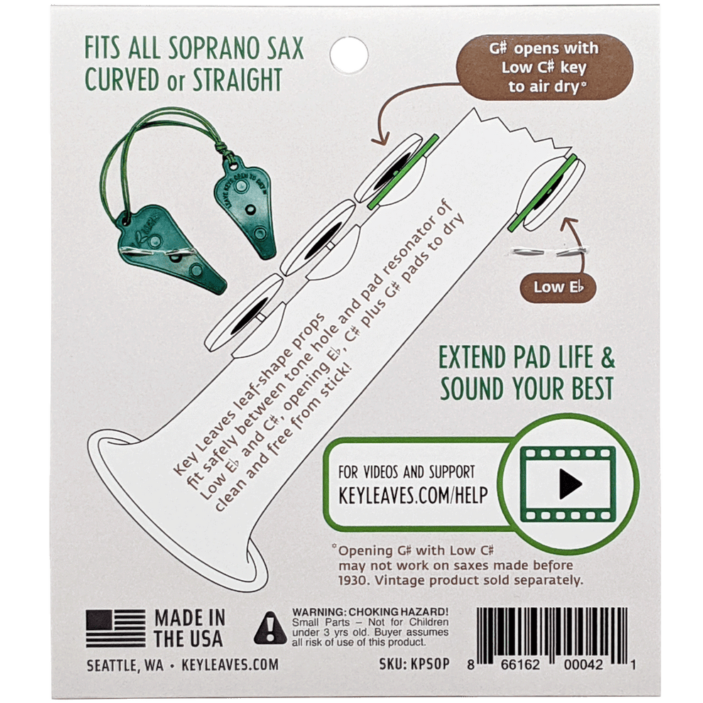 Key Leaves for Soprano Saxophone